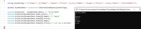 How To Read Json Data In C Example Using Console App Asp Net Mvc