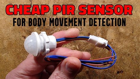 Cheap Pir Movement Sensor And Switch With Schematic Youtube