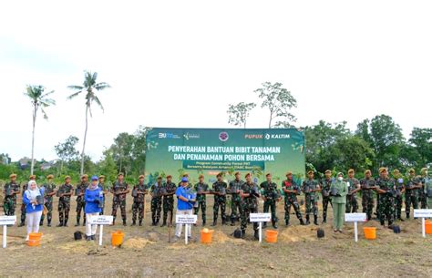 Ubah Lahan Tidur Jadi Produktif Pupuk Kaltim Jalin Kerjasama Community