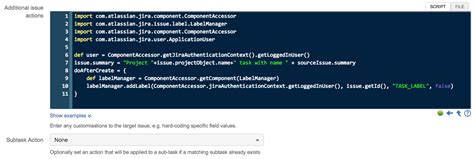 Create Sub Task With Specific Label With Scriptrunner And Jira Server ® Jira