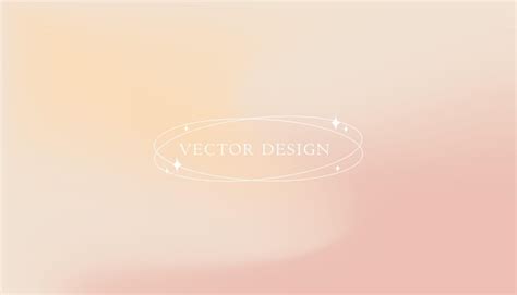 Premium Vector Retro Gradient Background Minimalist Vector Illustration Soft Blur Card Pastel