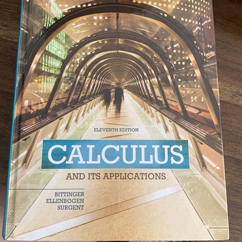 Calculus And Its Applications By Marvin Bittinger David Ellenbogen Scott Surgent