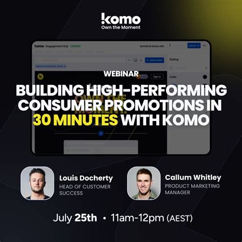 Thrilled To Team Up With Callum Whitley For This One Where Well Showcase The Power Of The Komo