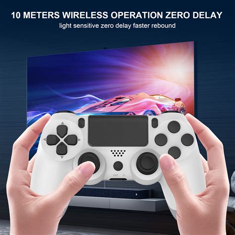 Wireless Gamepad Pc Joystick Touchpad Dual Vibration For Ps4 Ps3 Pc No Delay Bluetooth