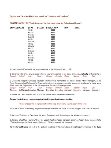 Pdf Advance Excel Exercises Dokumen Tips