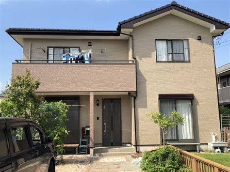 沼津市 M様邸 バルコニーのみ色を変えた2色塗り分け 外壁塗装 付帯物塗装 近所のオススメ外壁塗装店を簡単検索「ヌリカエル」