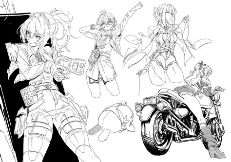 Nicole Demara Belle Zhu Yuan Eous And Evelyn Chevalier Zenless Zone Zero Drawn By Daniel