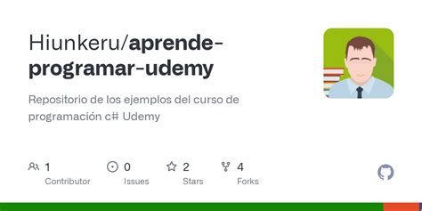 Github Hiunkeru Aprende Programar Udemy Repositorio De Los Ejemplos Del Curso De Programaci N