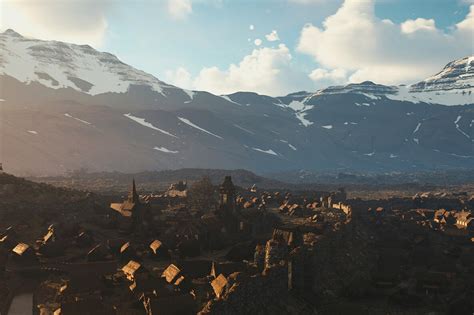 Skyrim Whiterun Remake In Unreal Engine 5 Shows True Scale Of The City