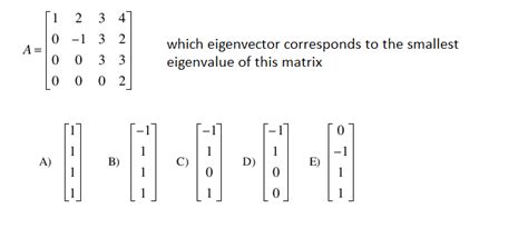 Answered Which Eigenvector Corresponds To The Bartleby