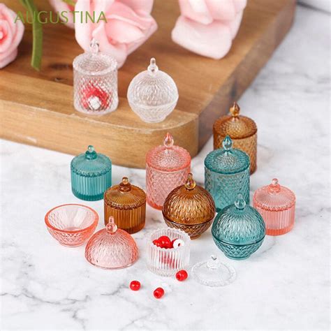 Augustina กระปุกใส่เมล็ดกาแฟ Pvc ขนาดเล็ก สเกล 1 12 สําหรับตกแต่ง 3