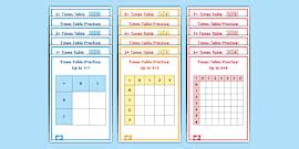 Times Table Grid