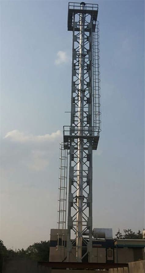 Dg Exhaust Pipe Structure Fabrication Services For Generator In New Delhi
