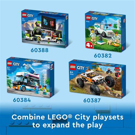 Lego City Custom Car Garage 60389 Toy Garage Building Set With 2