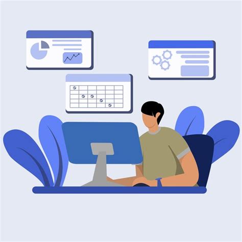 Premium Vector Flat Vector Business People Working For Data Analysis
