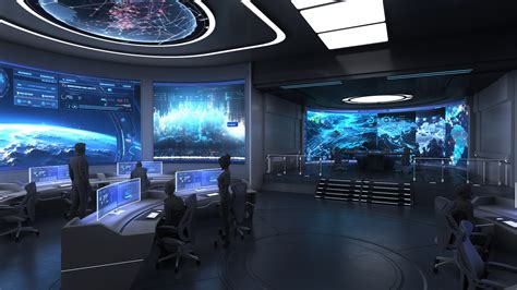 3d Monitoring Center Command Center Turbosquid 2020257