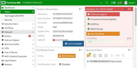 hướng dẫn các thiết lập Reset trên Firewall Fortigate