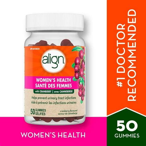Align Womens Health Prebiotic Probiotic Gummies 50 Count Walmart Ca