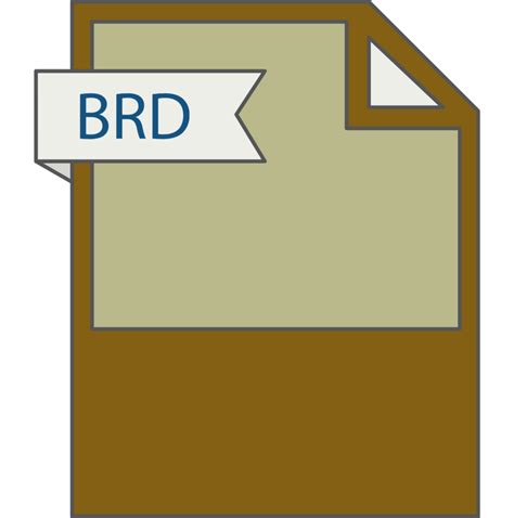 Brd File Format Icon Minimal 66498134 Png