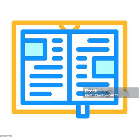 文学書レッスン カラーアイコン ベクトルイラスト イラストレーションのベクターアート素材や画像を多数ご用意 イラストレーション