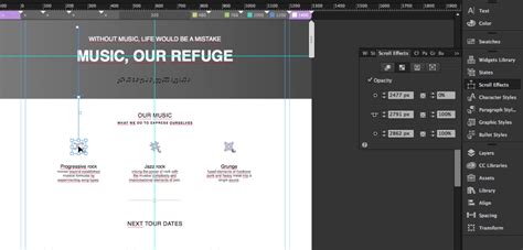 How To Use Opacity Scroll Effect In Adobe Muse Tech News Tutorials