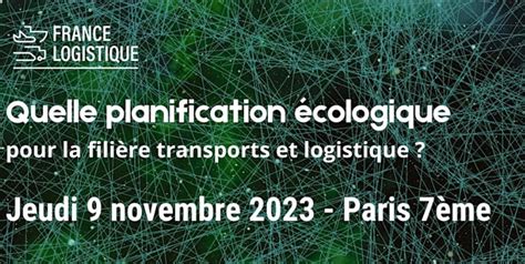 ème édition des Journées de la filière Transports de marchandises et Logistique le novembre