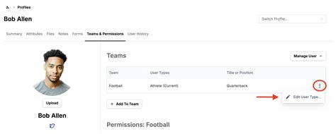 Manage User Types Teams And Permissions