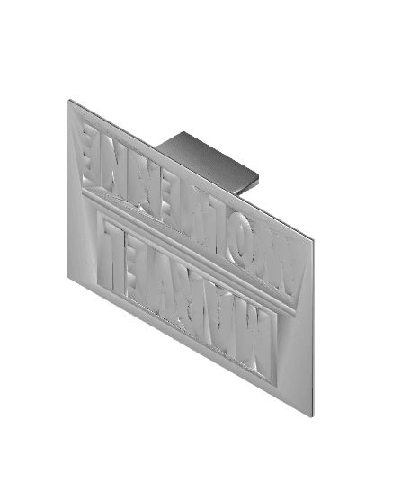 Wolverine Multicolor Nameplate 3d Model By Legomaniac On Thangs