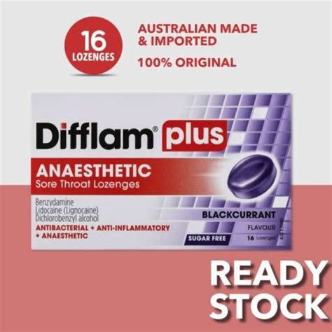 Jual Difflam Plus Anaesthetic Blackcurrant Di Seller Zafran Storee
