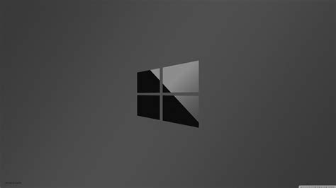 Windows Logo Wallpaper Black