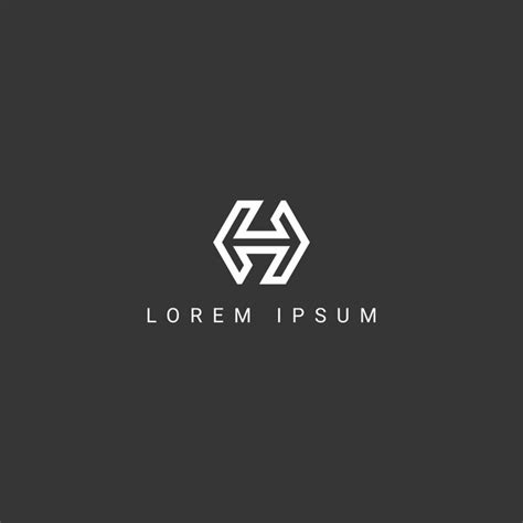 Premium Vector Alphabet H Letter Logo Template Symbols Icons