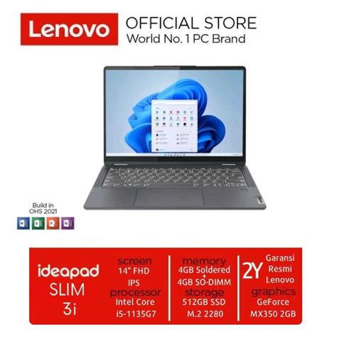 Promo Lenovo Ideapad Itl H R Id Sand Intel Core I G X Gb Gb Mx