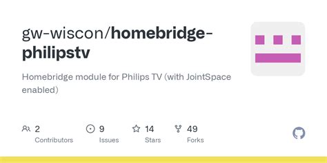 Github Gw Wiscon Homebridge Philipstv Homebridge Module For Philips