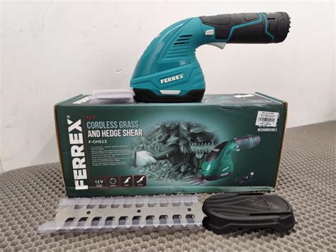 Ferrex Cordless Grass And Hedge Shear F Ghs12 Hmr Shop N Bid