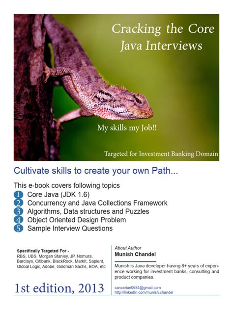 Cracking The Core Java Interviews Pdf Time Complexity Inheritance