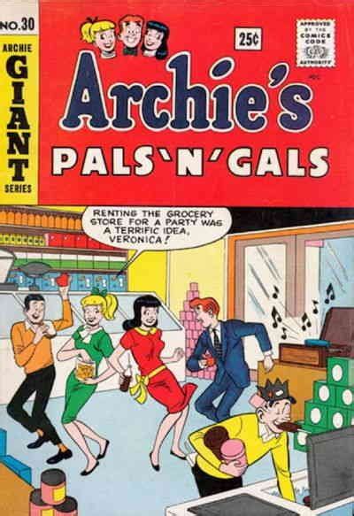 Archie S Pals N Gals 30 FAIR Archie Low Grade Comic September