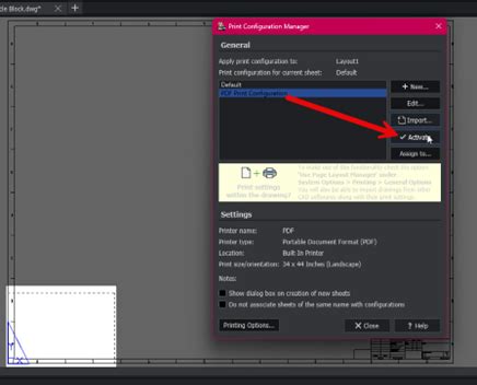 How To Set Up Print Configurations For DraftSight Mesin Slot