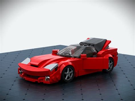 Lego Moc Chevrolet Corvette C6 By Sweeng Rebrickable Build With Lego