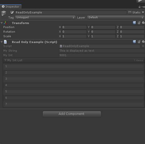 Odin Inspector 系列教程 Readonlyattribute 个人技术笔记