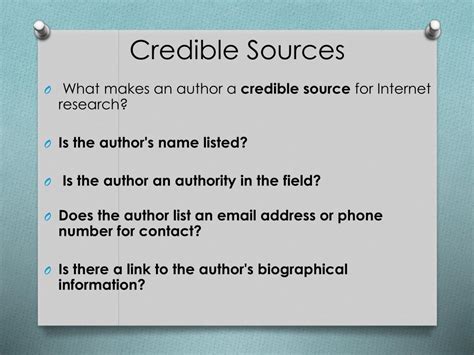 Ppt Credible Sources Powerpoint Presentation Free Download Id1746090