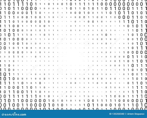 Binary Computer Code Background Stock Vector Illustration Of Computer Network 135350340
