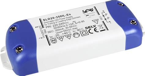 Self Electronics SLD30-500IL-ES LED-Treiber Konstantstrom 30 W 500 mA ...