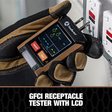 Gfci Receptacle Tester With Lcd Southwire