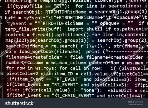 Software Developer Programming Code Abstract Computer Stock Photo Edit Now