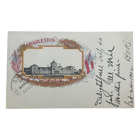 Charleston South Carolina Worlds Fair Private Mailing Card 1902