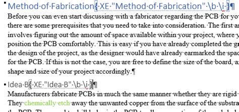 How To Create An Index In MS Word OfficeBeginner