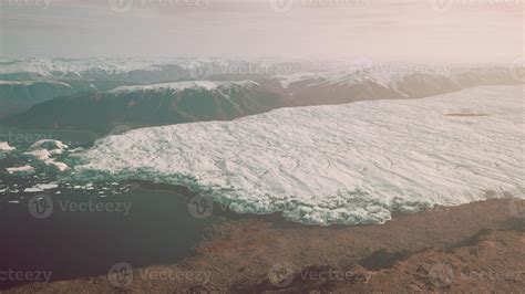 La Fonte Des Glaciers De L Antarctique Dans Un Environnement De