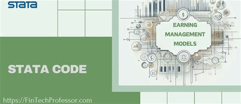 P27 Stata Codes For Earning Management Model Jones Kothari Dechow