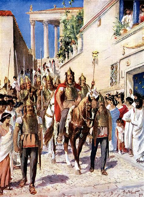 Picture Information Alaric I King Of Visigoths Enters Athens