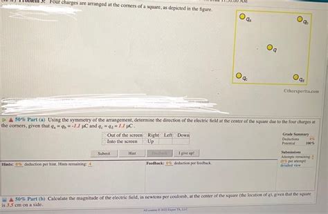 Solved A 50 Part A Using The Symmetry Of The Arrangement